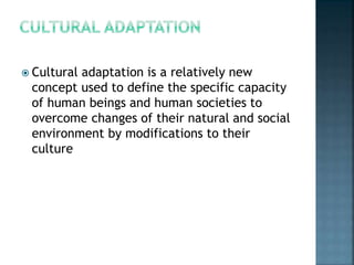 Culture adoptATION | PPTX