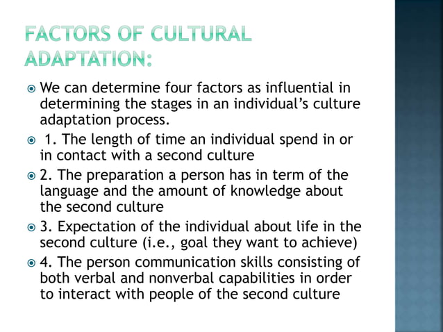 Culture adoptATION | PPTX