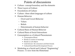 Culture and behavior | PDF