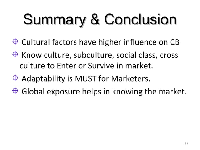 Culture and consumer behaviour | PPT