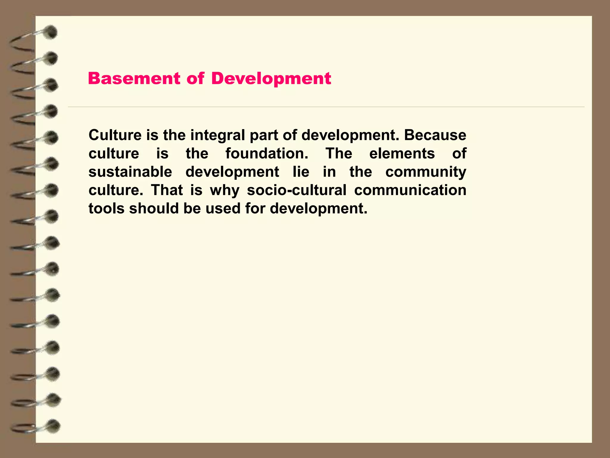 Culture and development | PPT