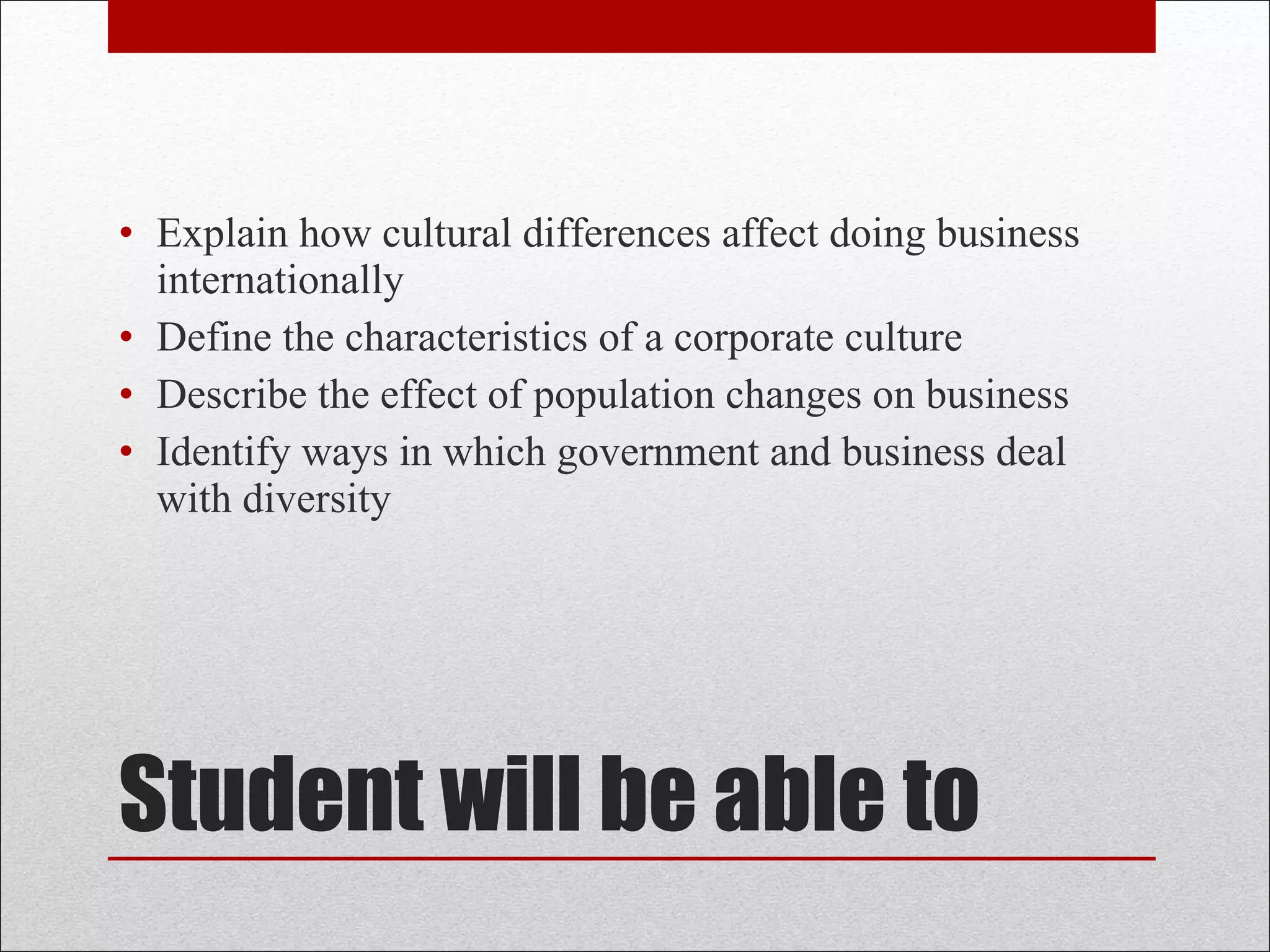 Culture and Diversity in Business | PPT