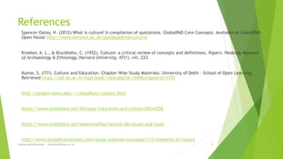 Culture and education | PPTX