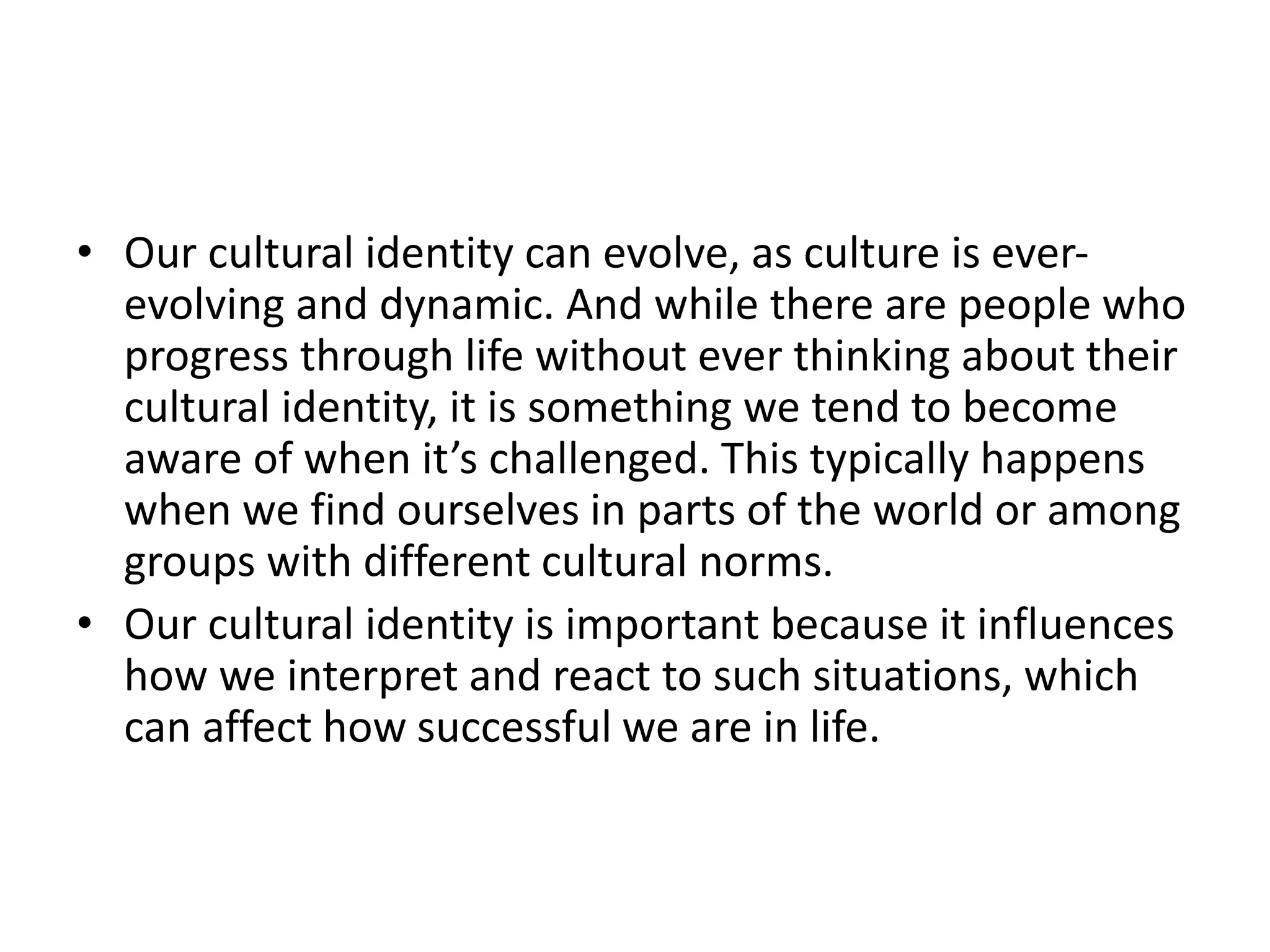 CULTURE AND IDENTITY.pptx A concept of Sociology | PPTX