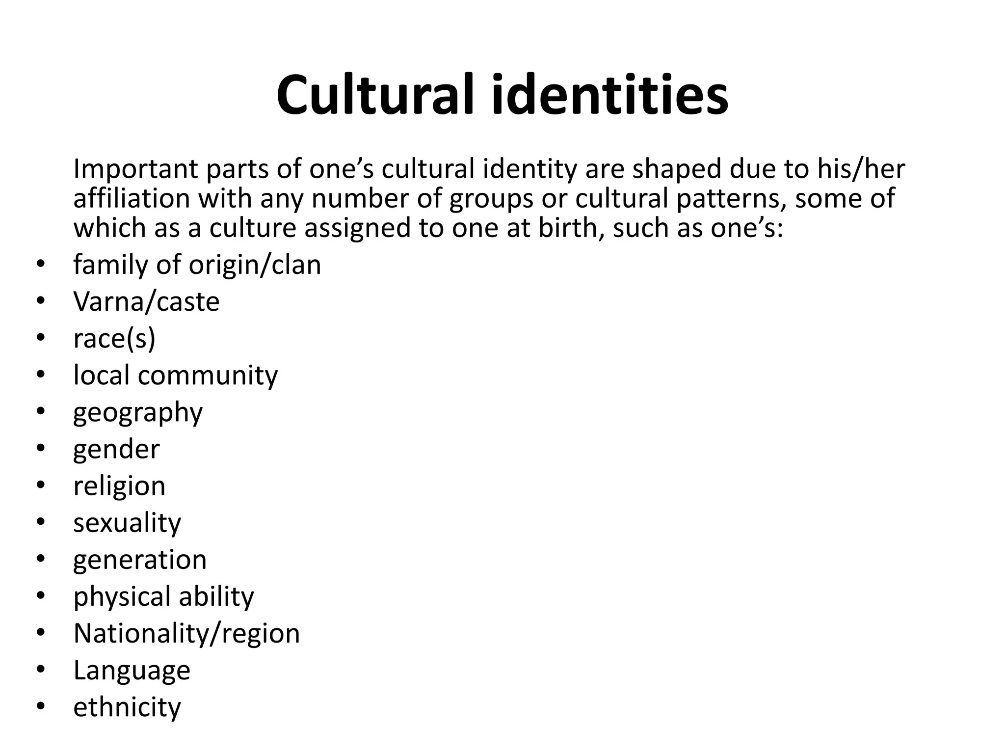 CULTURE AND IDENTITY.pptx A concept of Sociology | PPTX