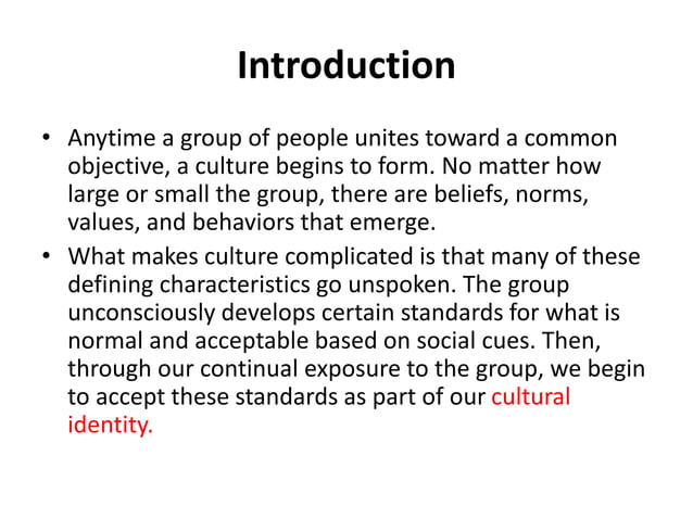 CULTURE AND IDENTITY.pptx A concept of Sociology | PPTX