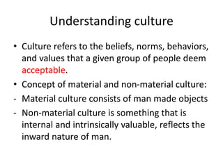 CULTURE AND IDENTITY.pptx A concept of Sociology | PPTX