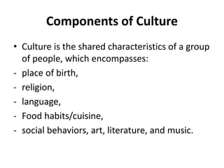 CULTURE AND IDENTITY.pptx A concept of Sociology | PPTX