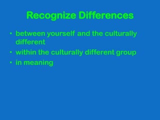 Culture and interpersonal communication | PPTX