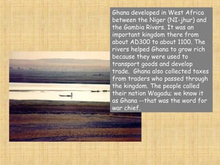 Culture and kingdoms of west africa | PPT