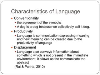 Culture and language | PPTX