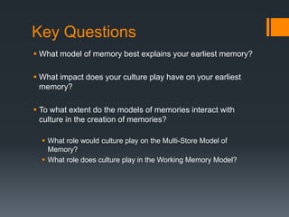 Culture and memory | PPTX