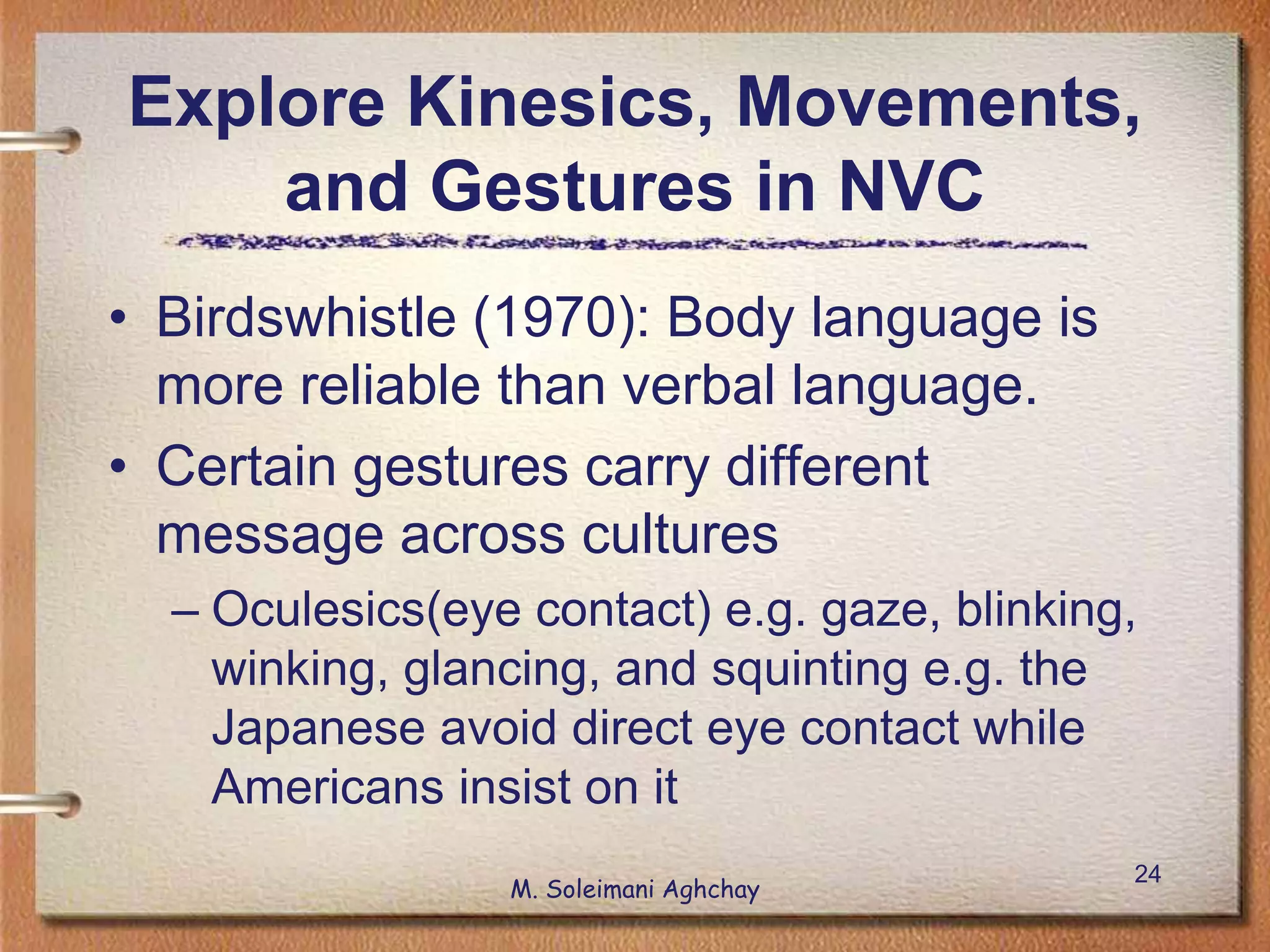Culture and non verbal communication | PPTX