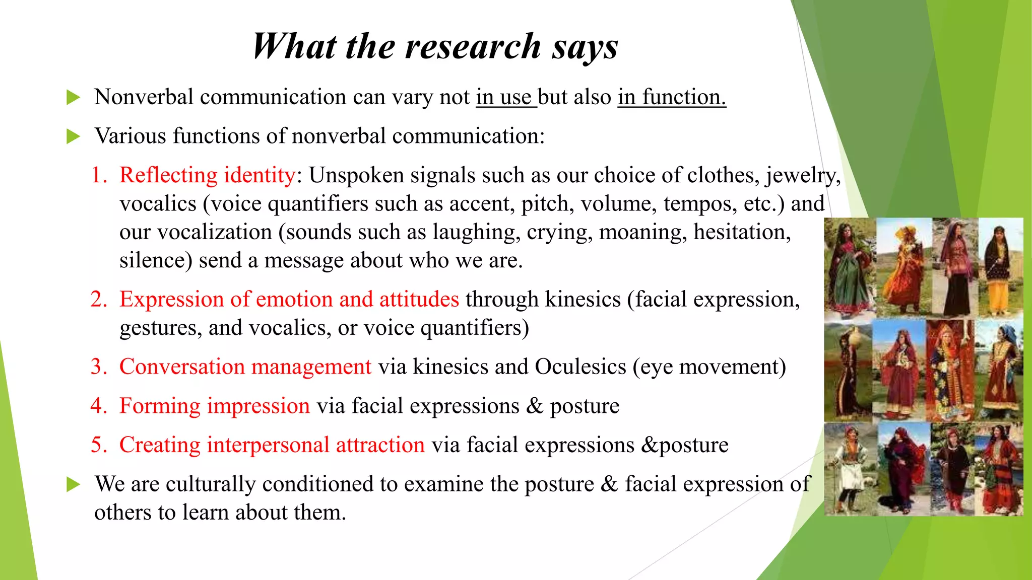 Culture and nonverbal communication | PPTX