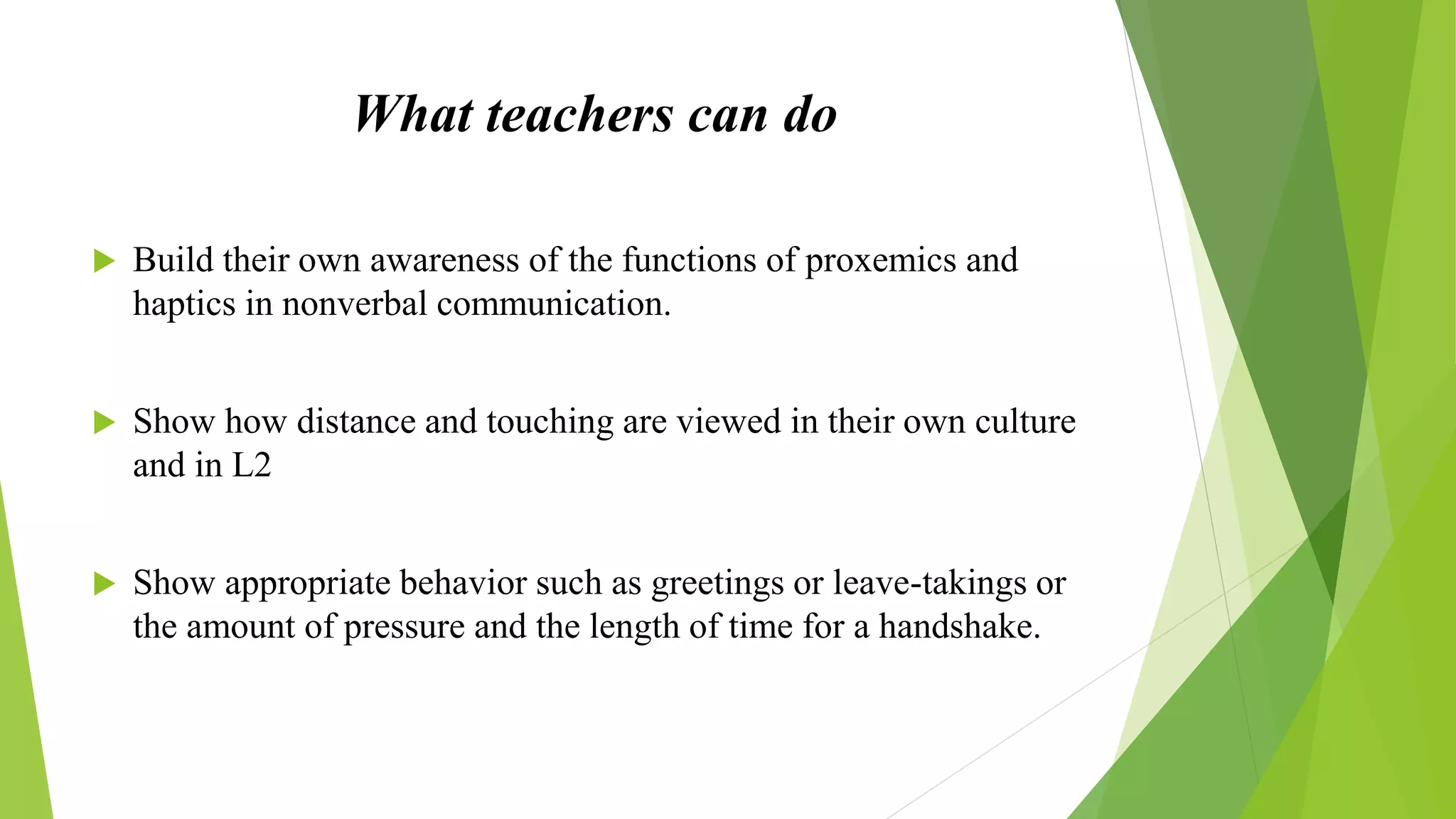 Culture and nonverbal communication | PPTX