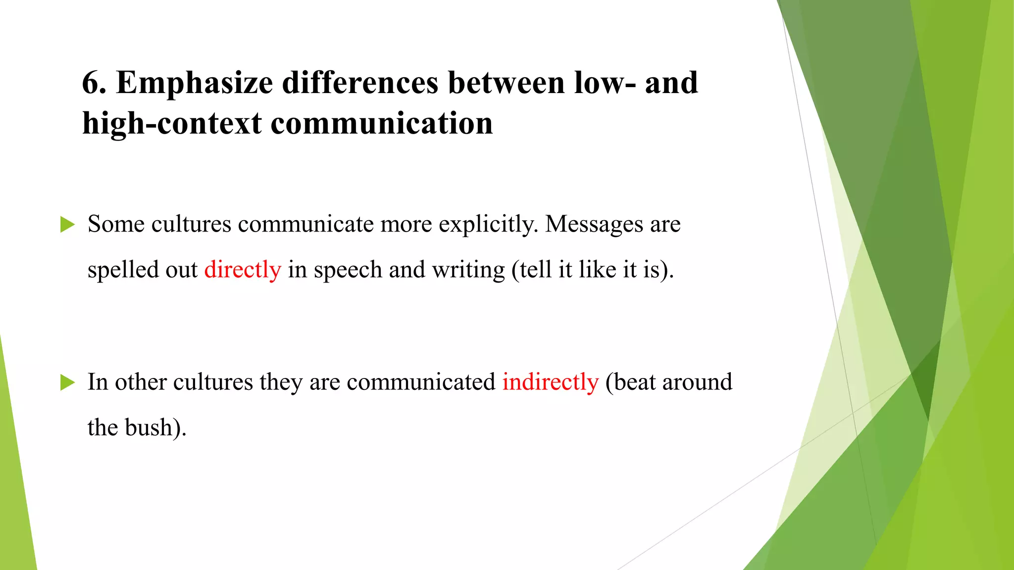 Culture and nonverbal communication | PPTX