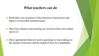 Culture and nonverbal communication | PPTX