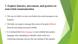 Culture and nonverbal communication | PPTX