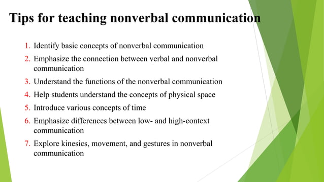 Culture and nonverbal communication | PPTX