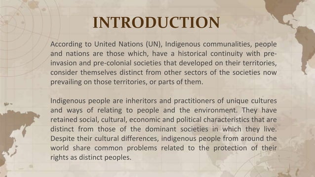 INDIGENOUS COMMUNALITIES, LANGUAGE AND CULTURE | PPT