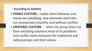 Culture and society | PPTX