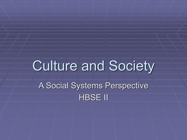 Culture and Society.ppt