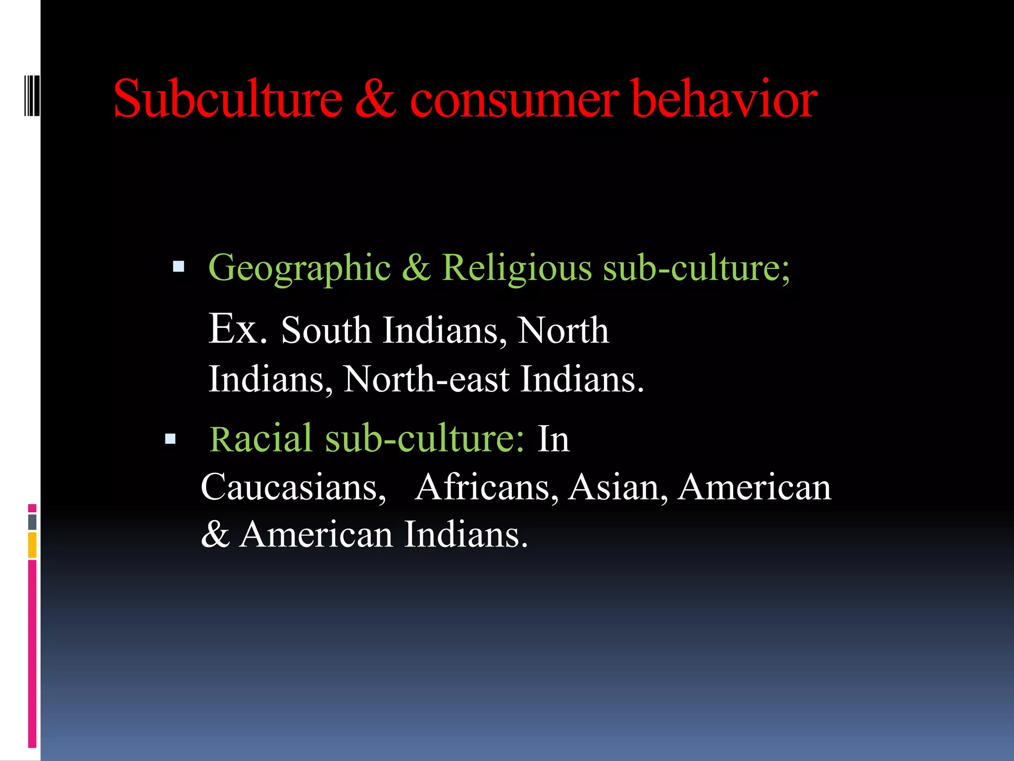 Culture and subculture | PPTX