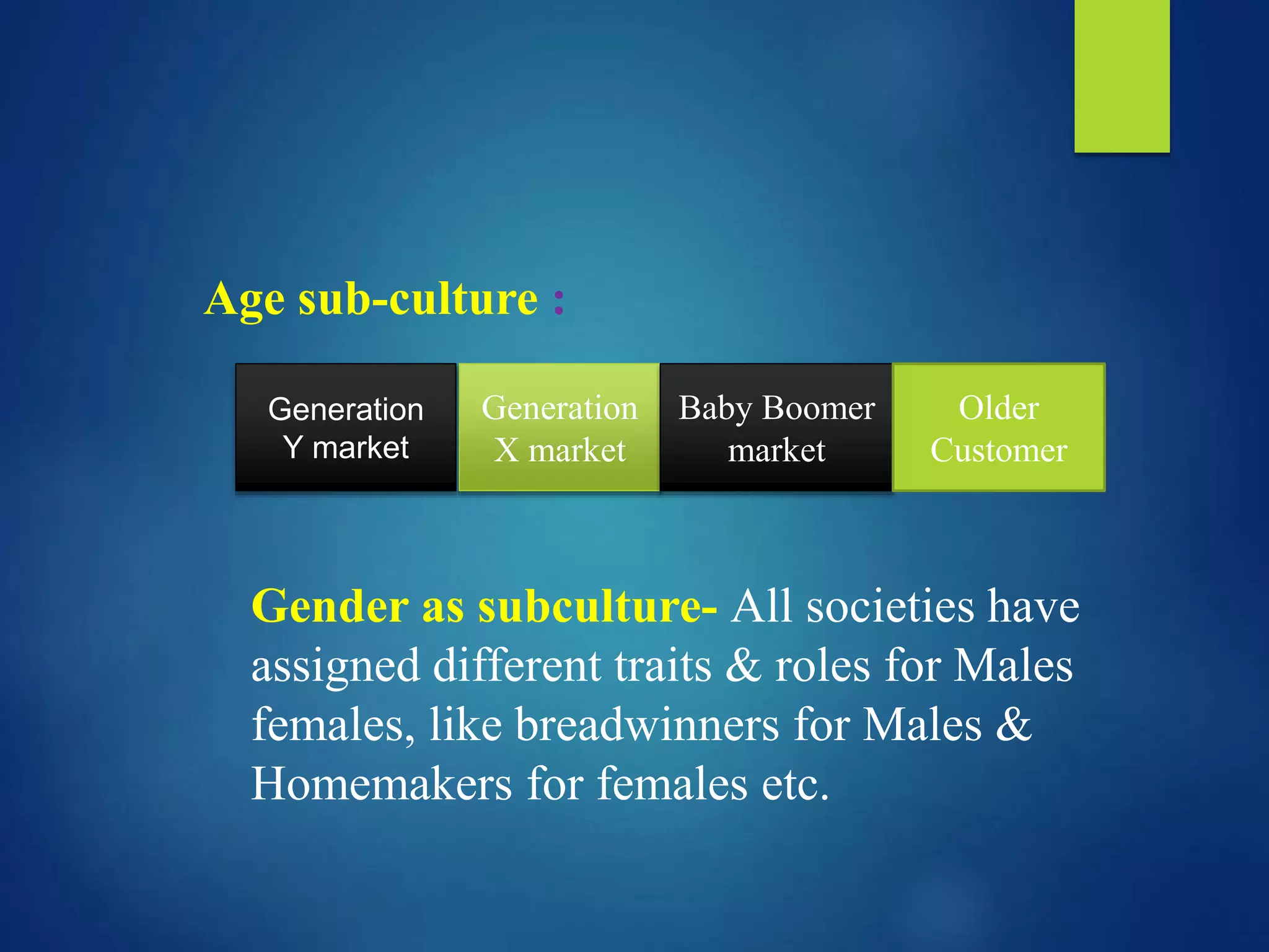 Culture And Subcultures In Marketing | PPTX | Religion & Spirituality