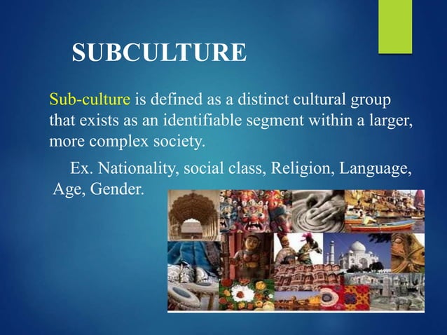 Culture And Subcultures In Marketing | PPTX | Religion & Spirituality