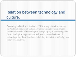 Culture and technology | PPT