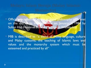 Culture and tourism of brunei darussalam | PPT