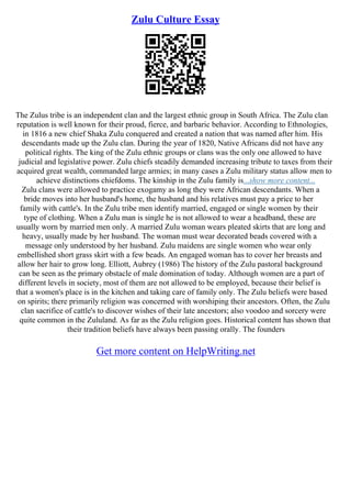 Culture And Tradition Essay | PDF