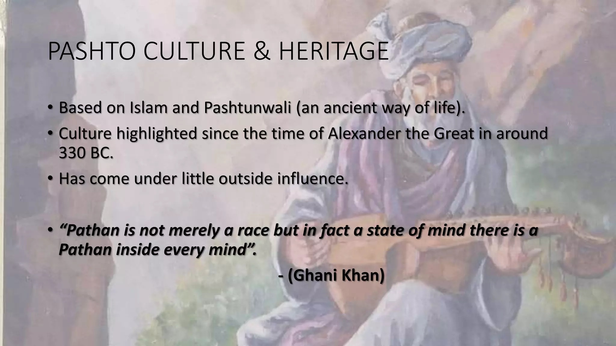 Culture and traditions of different parts of Pakistan | PPTX