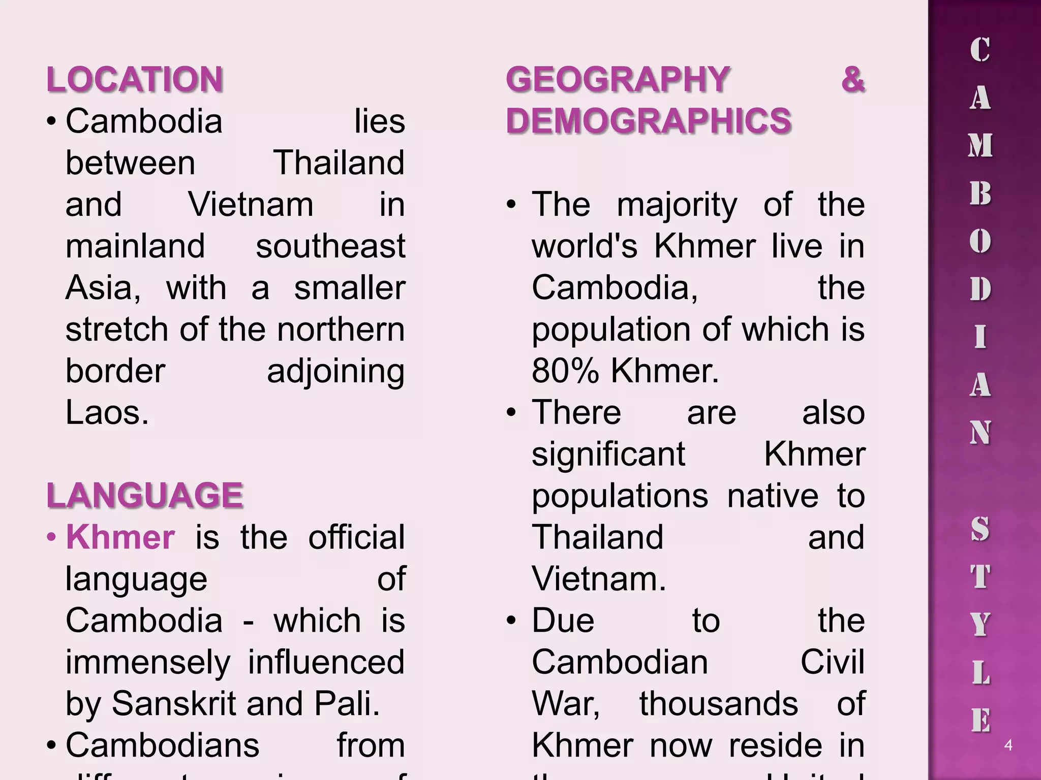 Culture & architecture of cambodia | PPTX