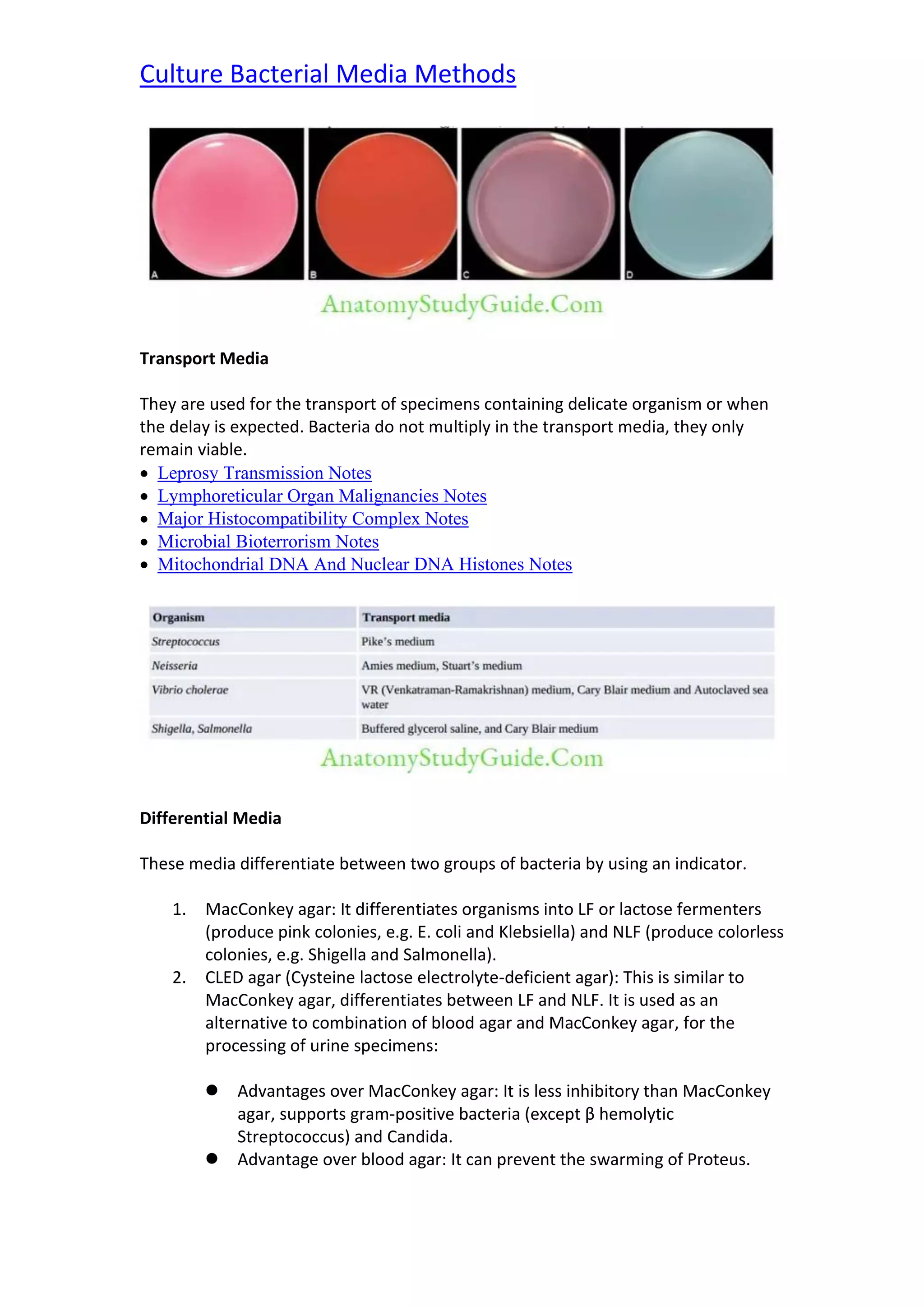 Culture Bacterial Media Methods by Conventional Automated | PDF