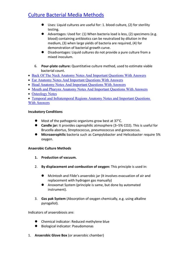 Culture Bacterial Media Methods by Conventional Automated | PDF ...