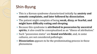 Culture bound syndrome | PPTX