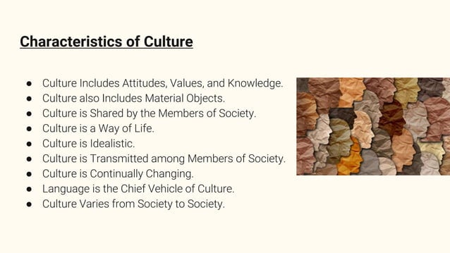 Culture: Definition, Functions, Characteristics, Elements of Culture.pptx