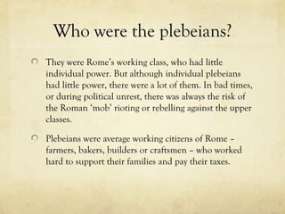 Culture Capsule: Roman Slavery | PPT