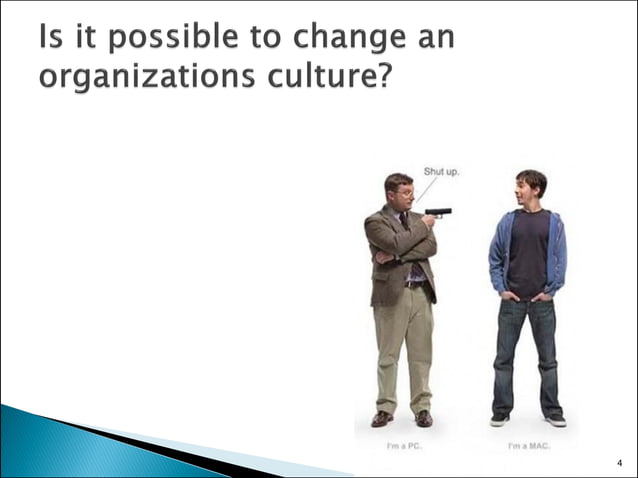 Culture change in organizations | PDF | Business Administration | Business