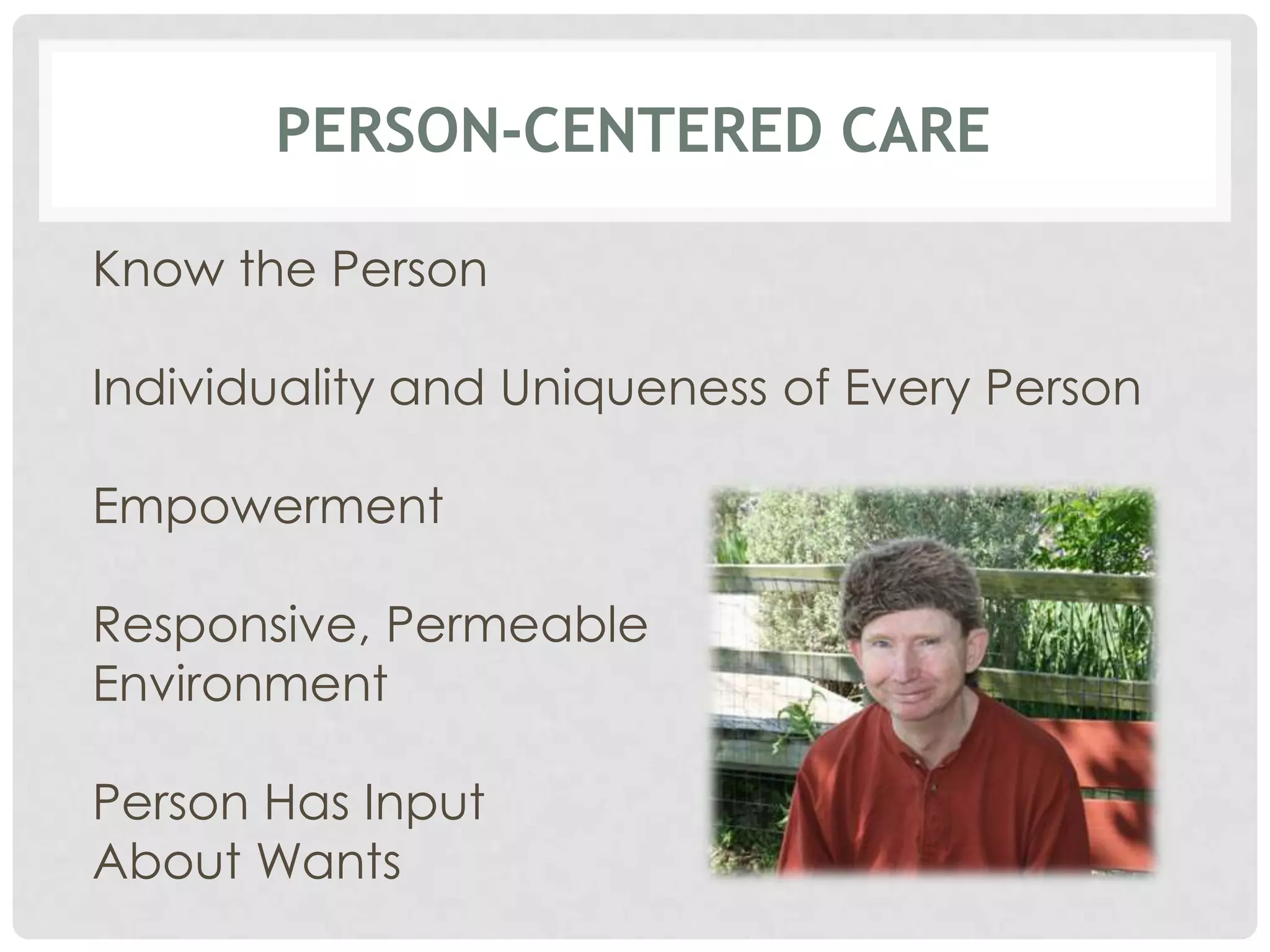 Culture Change and Person-Centered Care | PPTX