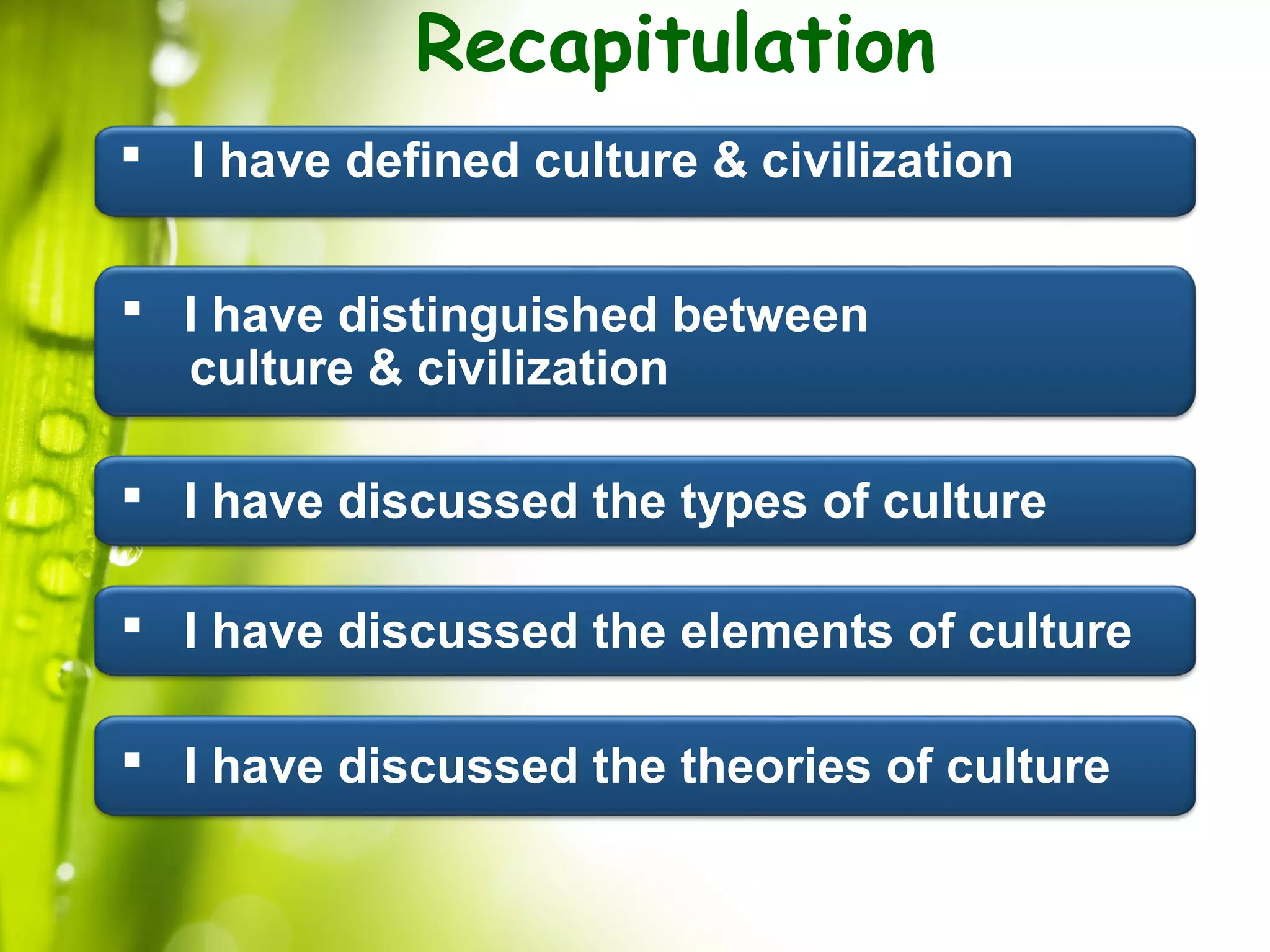 Culture & civilization | PPT