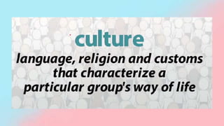 CULTURE CLASH & BEHAVIOR OF PEOPLE OF MIXED | PPTX