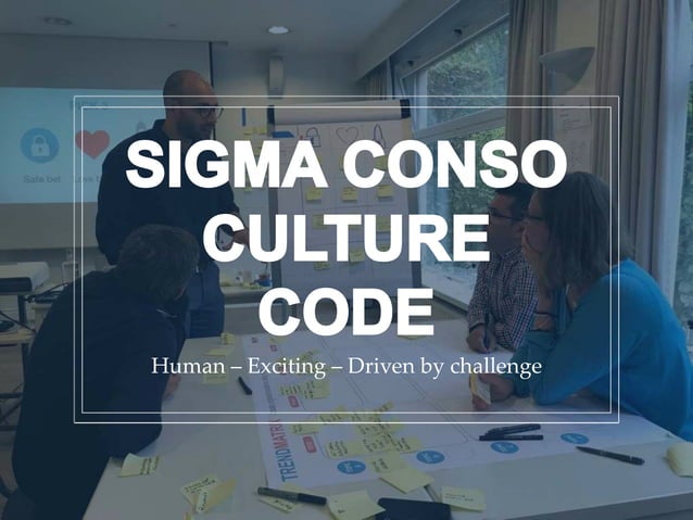 Sigma Conso Culture Code March 2021 | PPT