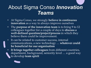 Sigma Conso Culture Code March 2021 | PPT