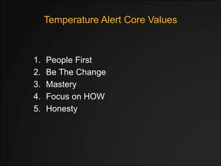 TempAlert Culture Code | PPTX
