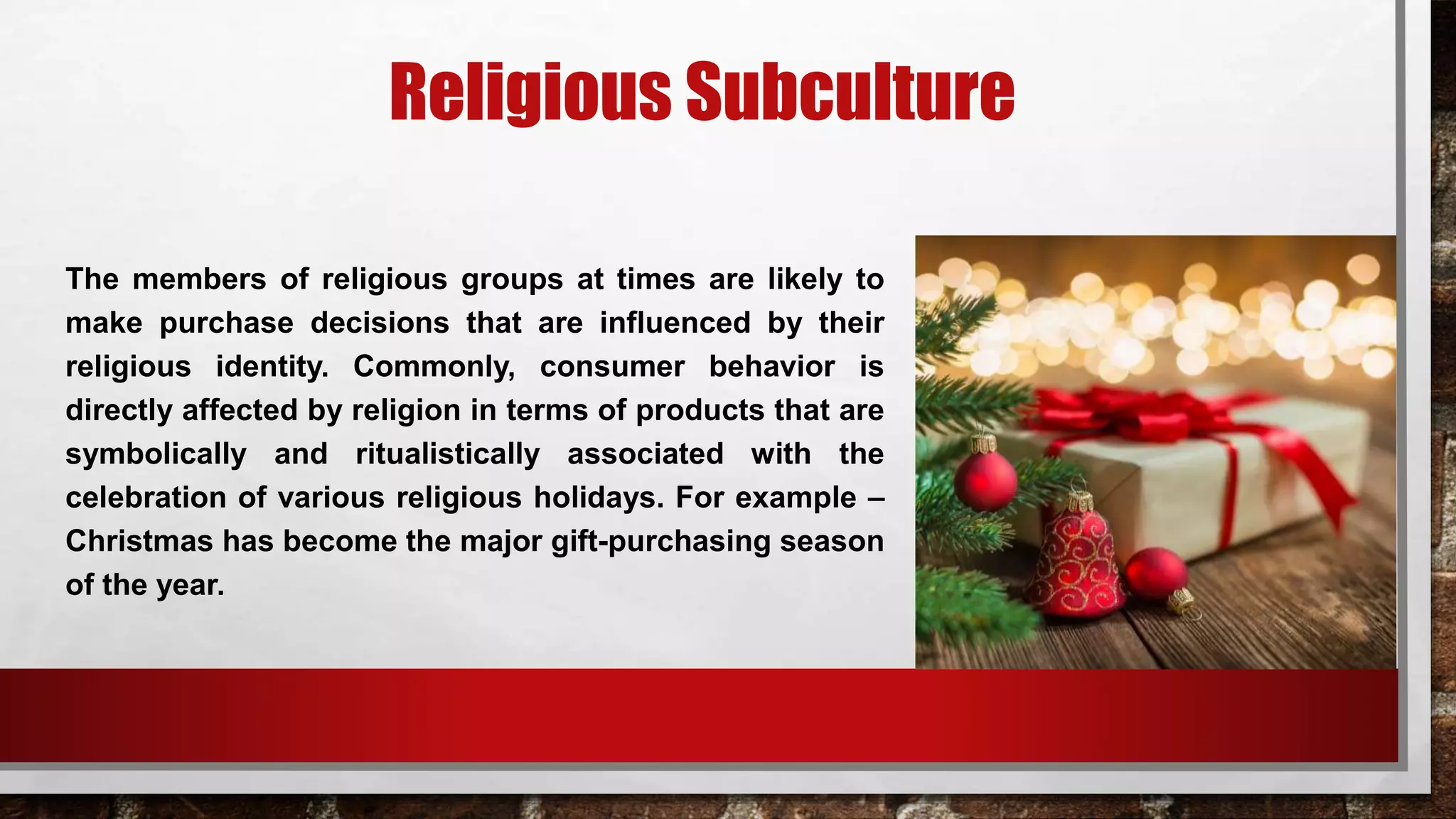 Culture & consumer behavior | PPTX