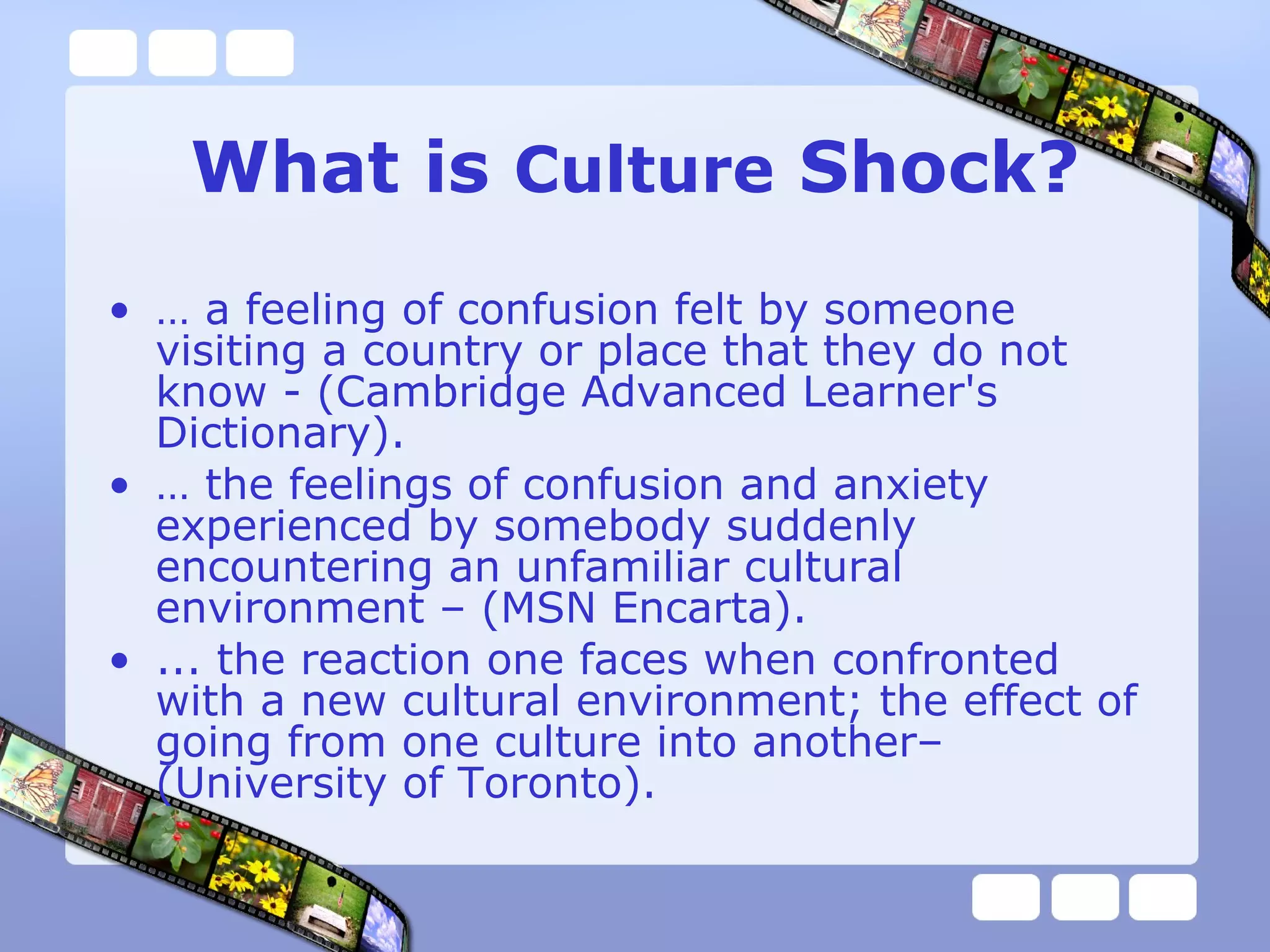 Culture & Culture Shock | PPT