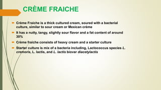 Culture dairy and cream Production | PPTX