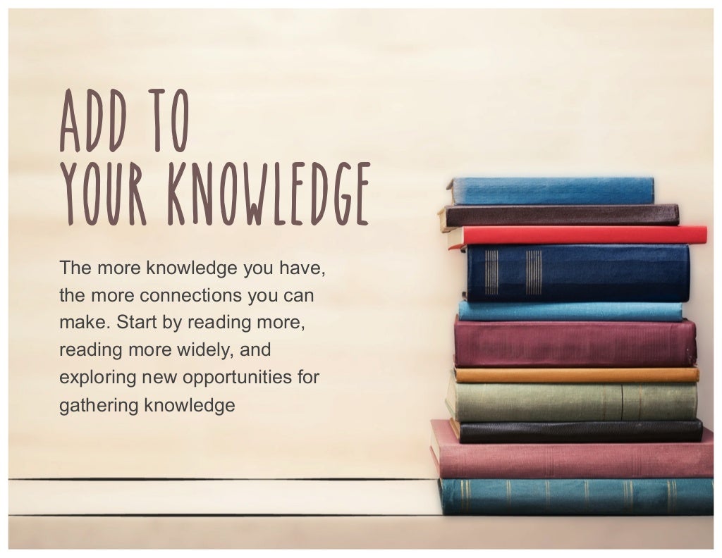 Add to your knowledge The